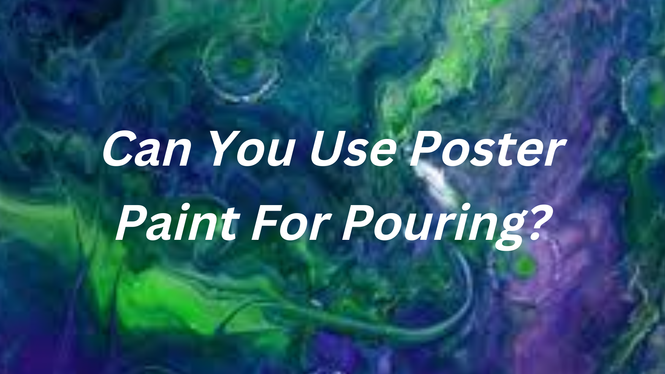Poster Paint For Pouring The Art Suppliers